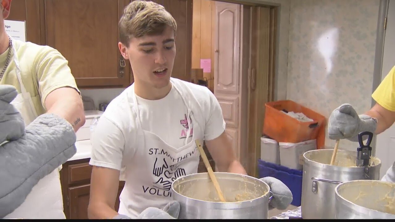 Fraternity helps church with Fall Festival prep - My Fraternity